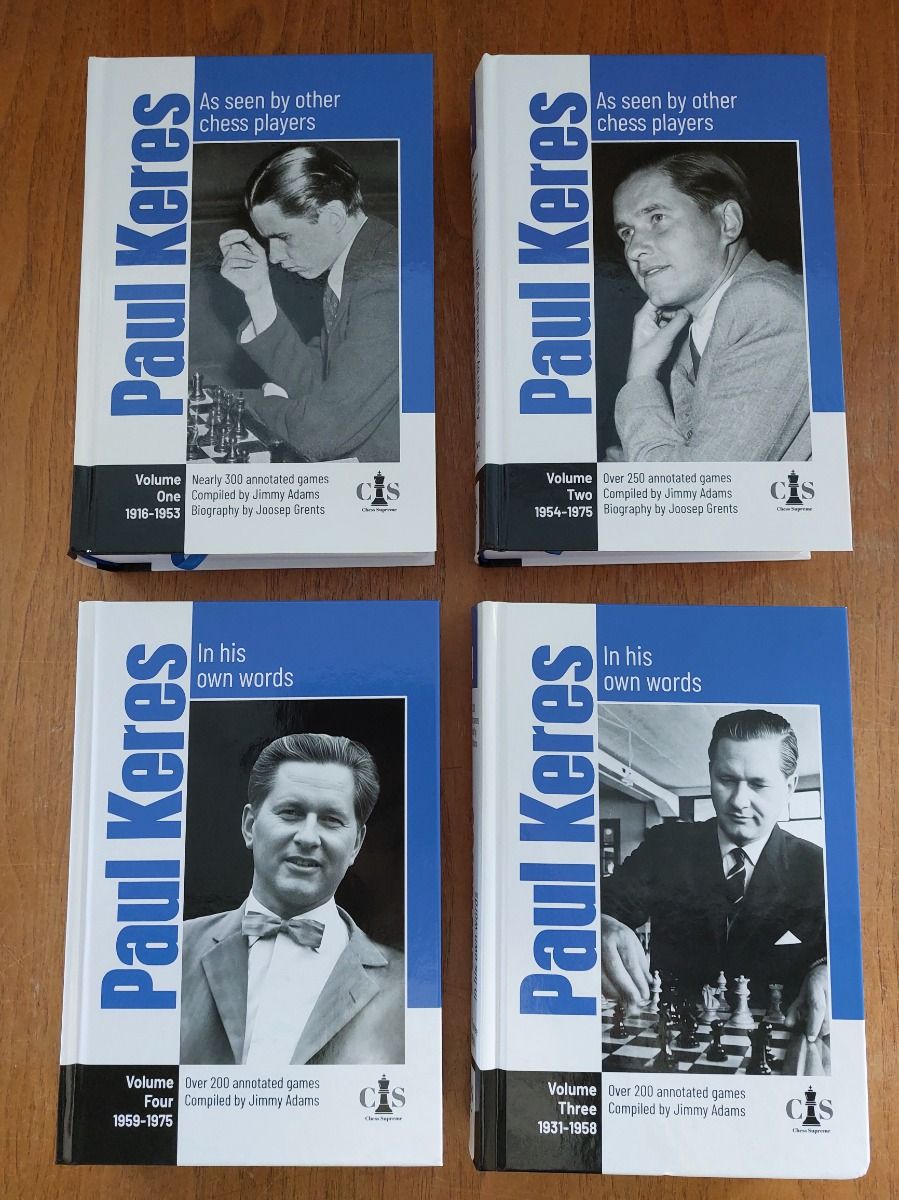 The Complete Paul Keres: 4 Volume Set - Jimmy Adams (Limited Edition H