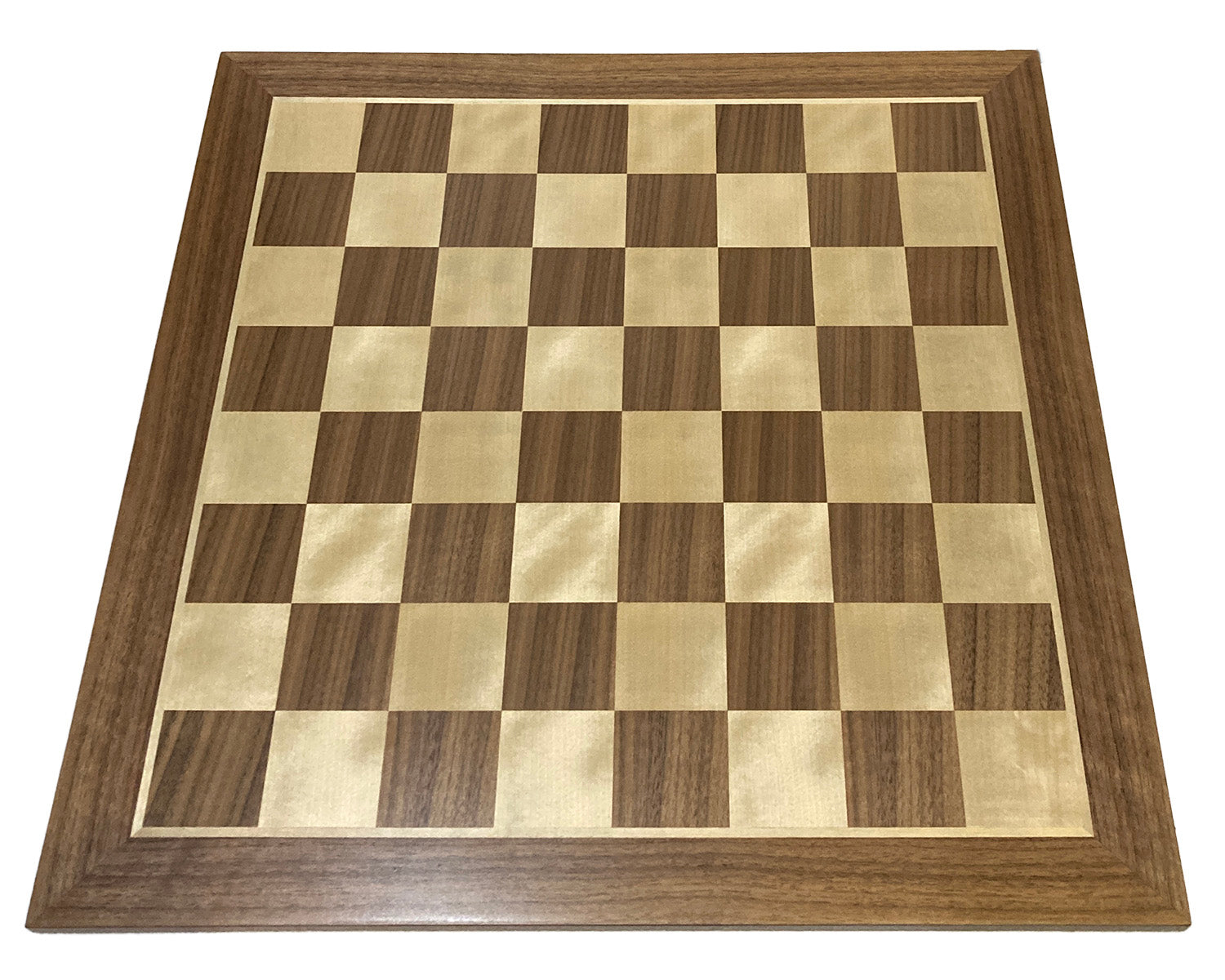 Standard Walnut and Maple Chess Board (ST1)
