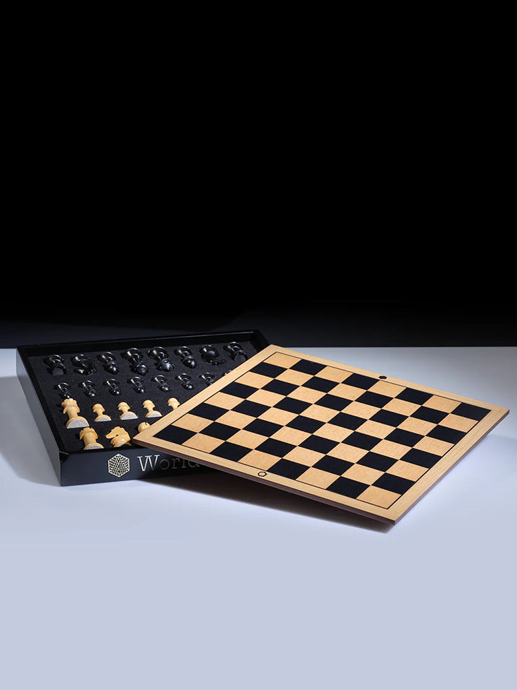 Official World Chess Championship Cabinet Chess Set (Board-Box & Piece
